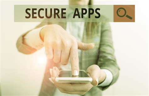 Writing Note Showing Secure Apps Business Photo Showcasing Protect The Device And Its Data From