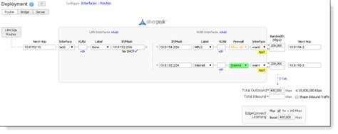 Service Chaining To An EdgeConnect Branch