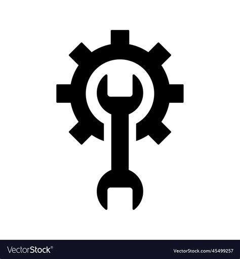 Repair Settings Tools Icon Royalty Free Vector Image