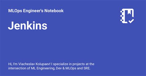 Jenkins Mlops Engineers Notebook