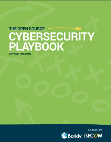 The Open Source Cybersecurity Playbook Bookory