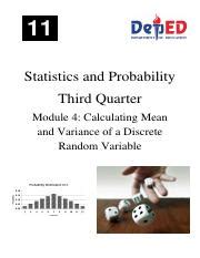 StatProb Q Module Pdf Statistics And Probability Third Quarter Module Calculating