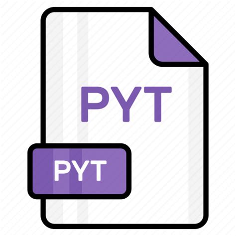 Pyt File Format Page Document Sheet Paper Icon Download On