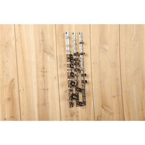 Socket Rails 3 Piece 1 4 3 8 And 1 2 Steel Socket Rail Set