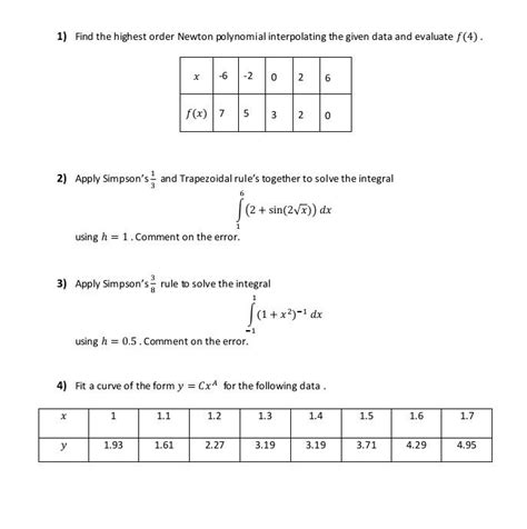 1 Consider The Equation F X Cos X −3x2 5x A Write