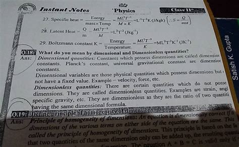 29 Boltzmann Constant K Temperature Energy Kml2t−2 Ml2t−2k−1 Jk−1