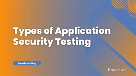 Types Of Application Security Testing Breachlock