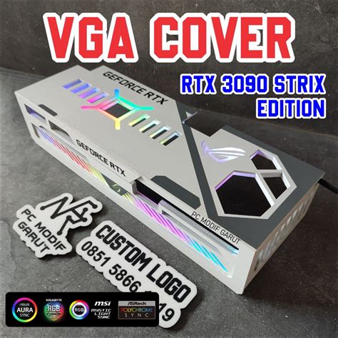 Jual Vga Cover Asus Rtx Custom Logo Custom Vga Shopee Indonesia