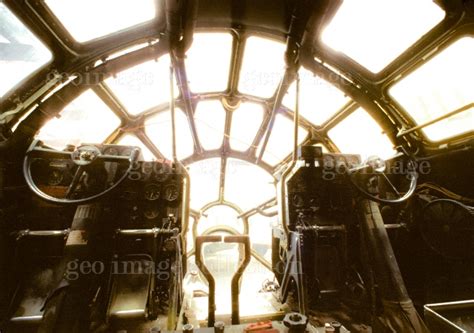 Cockpit Of The Enola Gay The B 29 Supe Photo Geo Image Collection