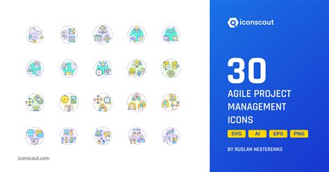 Agile Project Management Icon Pack 30 Free Download Business Icons IconScout