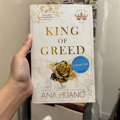 King Of Greed Exclusive Illustrated Edition By Ana Huang Hobbies