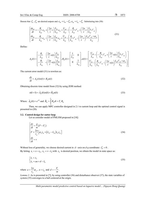 Multi Parametric Model Predictive Control Based On Laguerre Model For