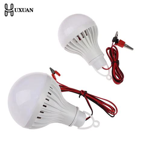 휴대용 Led 전구 야외 캠프 텐트 야간 낚시 걸이식 조명 비상 콜드 화이트 12v Led 램프 3w 5w 7w 9w 12w 라이트 비드 Aliexpress