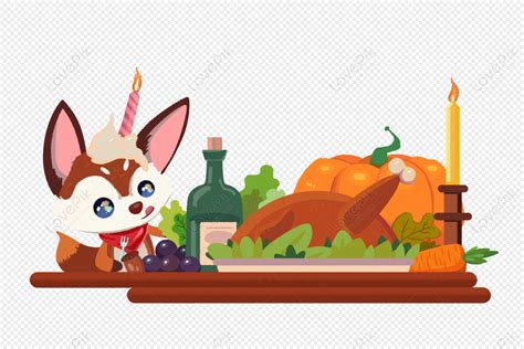 추수 감사절 칠면조 저녁 식사 Png 일러스트 무료 다운로드 Lovepik