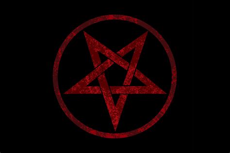 Red Inverted Pentagram Graphic By Blackmoon9 · Creative Fabrica