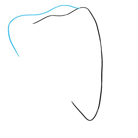 How To Draw A Cartoon Tooth Really Easy Drawing Tutorial