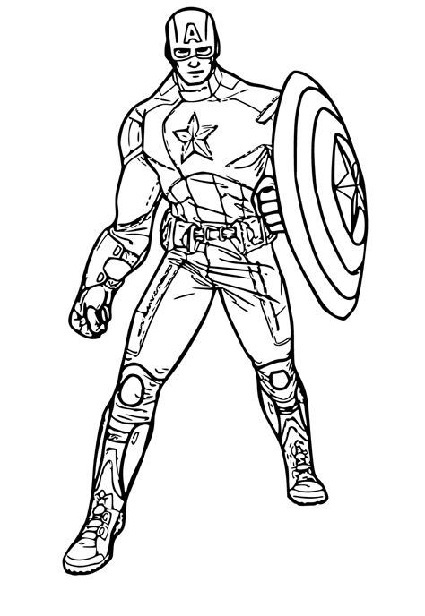 Капитан Америка Рисунок Карандашом Лучшая Фото Подборка