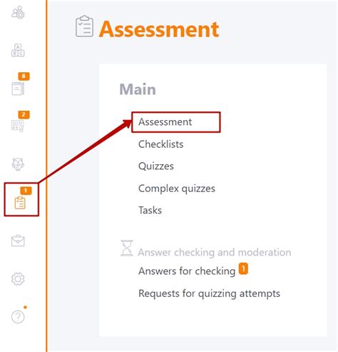 Assessment Table Lms Collaborator Knowledge Base