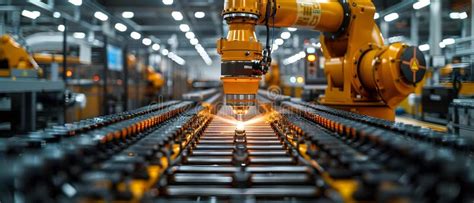 Robotic Precision In Modern Manufacturing Concept Industrial Automation Robotics In Stock