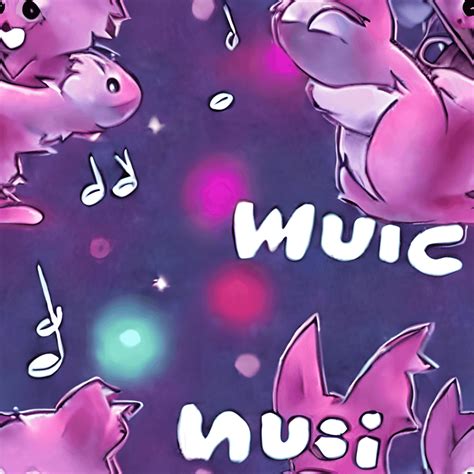 Grafika Muzyczna Uwu · Creative Fabrica