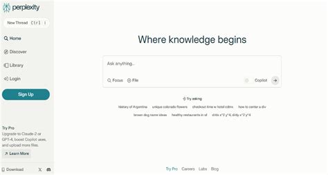 Perplexity Ai Answer Engine Top Ai Tools