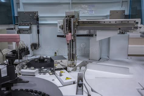 Blood Test Measuring Instruments In The Laboratoryblood Analysis In An