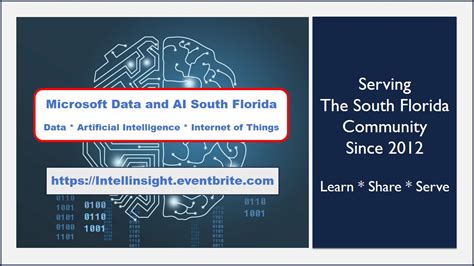 Microsoft Data And Ai South Florida Dataaisf On Twitter Join The Microsoft Data And Ai South