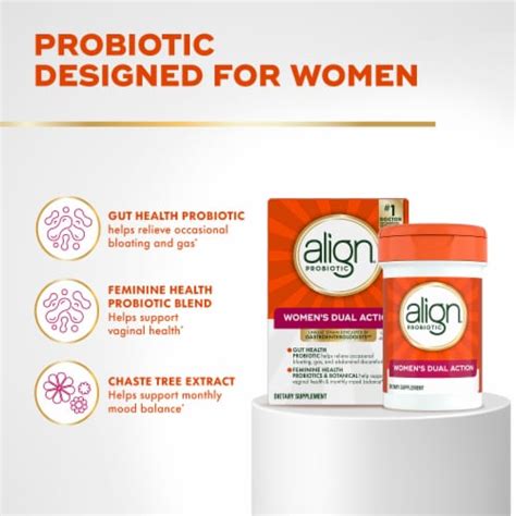 Align Womens Dual Action Probiotic Capsules 28 Ct Frys Food Stores