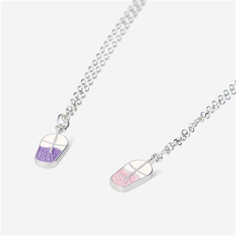 Bubble Tea Friendship Necklaces 2 Pcs Flying Tiger Copenhagen