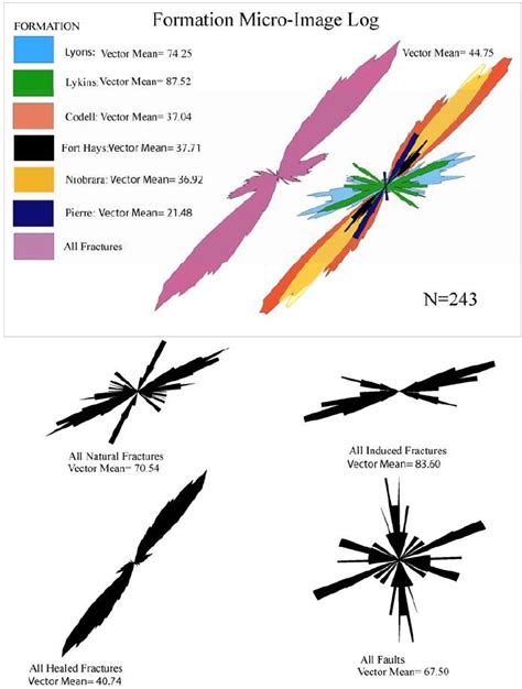 10 Industry Provided Fracture Orientations Observed From A Formation