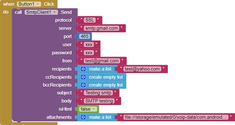 Smtpclient An Extension To Send Emails Using Smtp Server 133 By