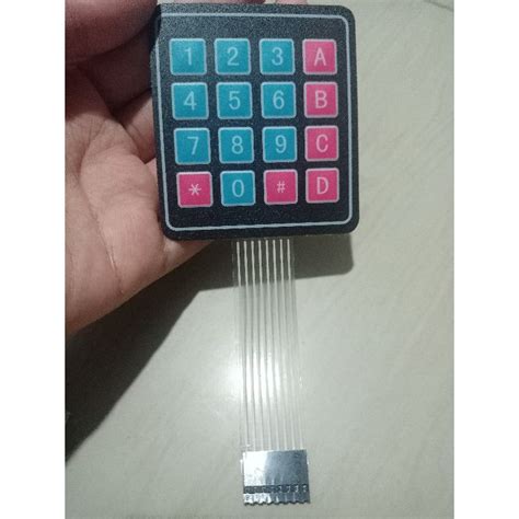 4x4 Keypad Membrane Matrix Keypad Arduino Numbering Keypad Buttons