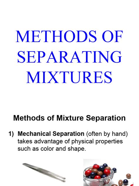 Mixture Separation Pdf Mixture Chromatography Mixture Separation Pdf Mixture Chromatography