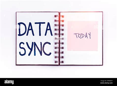 Inspiration Showing Sign Data Sync Concept Meaning Data That Is