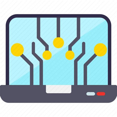 Analytics Infographics Laptop Online Graph Seo Graphiconiconsdesignvector Icon Download