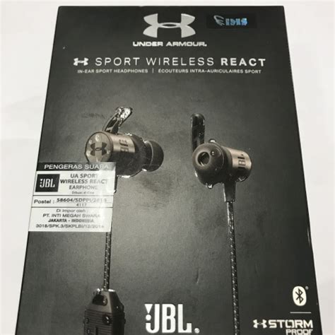 Jbl Under Armour React In Ear Wireless Bluetooth Sport Off