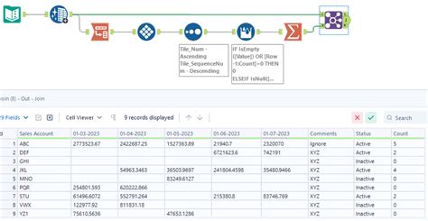 Solved Count Consecutive Number Of Columns Having Values Alteryx