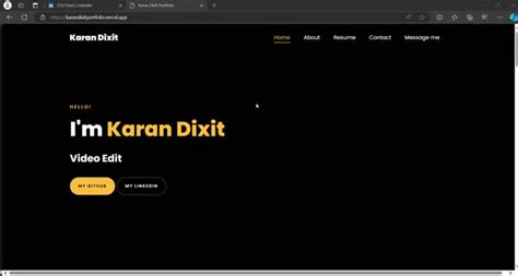 Launching My Portfolio Website With Codenex Karan Dixit Posted On The