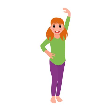 Tree Pose Concepts Vector Art At Vecteezy