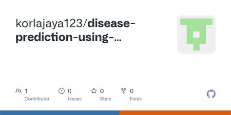 Github Korlajaya123disease Prediction Using Symptoms