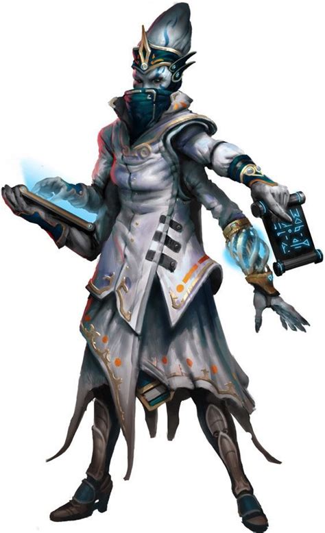 Starfinder Envoy Mystic Kasatha Race Paizo Alien Character Alien Concept Art Concept