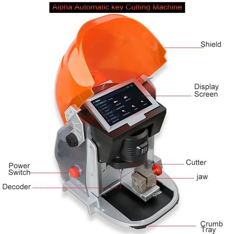 Alpha Automatic Key Cutting Machine Support Hu162t And Toy2 Key With 2 Years Warranty