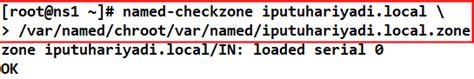 Troubleshooting Server Dns Bind Dengan Fitur Chroot Pada Centos 7 I Putu Hariyadi Net