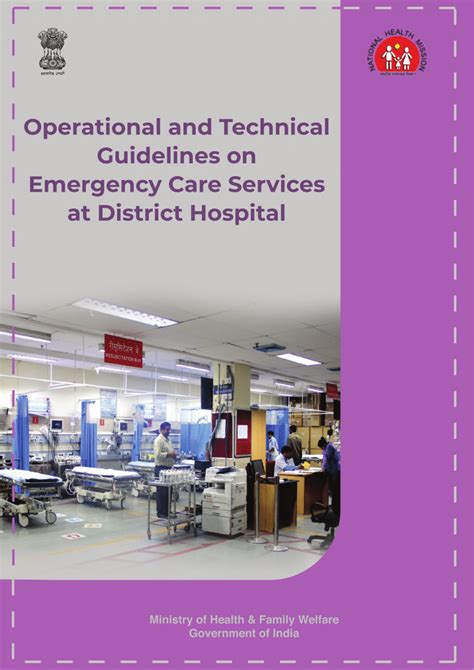 Pdf Operational And Technical Guidelines On Emergency Care Services At District Hospital