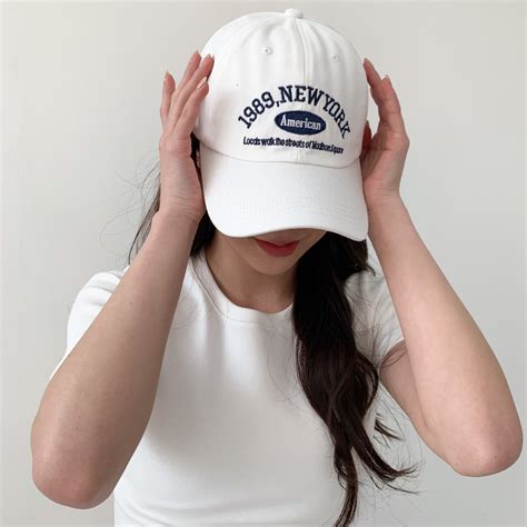 블루씨티 1만개판매 1989 뉴욕 레터링 자수 볼캡 모자 7color