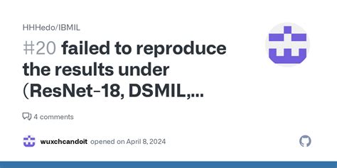 Failed To Reproduce The Results Under Resnet 18 Dsmil Camelyon16 · Issue 20 · Hhhedo Ibmil