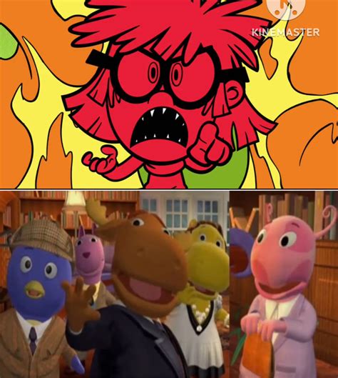 The Backyardigans Is Scared Of Angry Lisa Loud By Erianeli On Deviantart