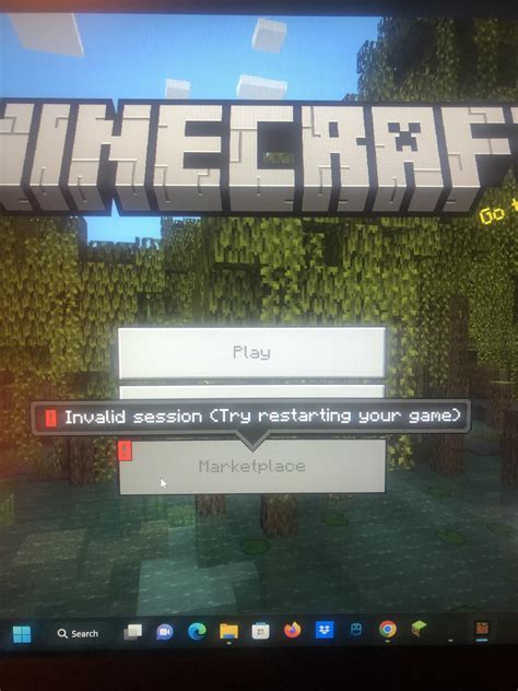 I Keep Getting Invalid Session On Minecraft Bedrock Rminecraft