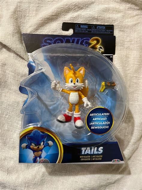 Sonic The Hedgehog 2 Movie Tails Action Figure 2022 4588622496
