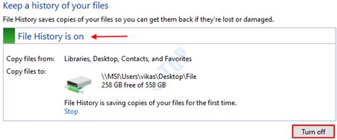 Fix Reconnect Your File History Drive Error In Windows 10